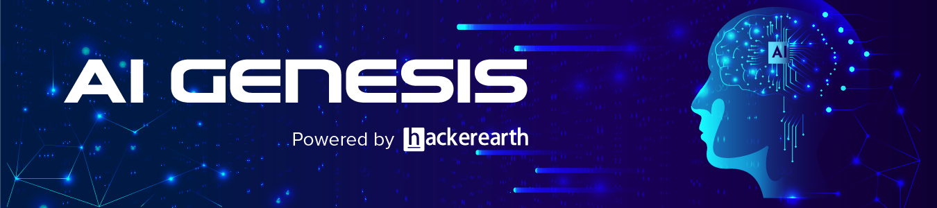 Online Hackathon | HackerEarth developer event | AI Genesis Hackathon