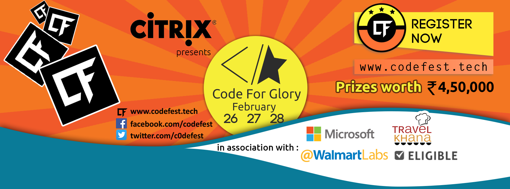 Online Hackathon | HackerEarth developer event | Appathon, Codefest'16