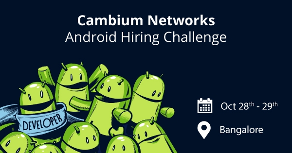 Cambium Networks Android Hiring Challenge