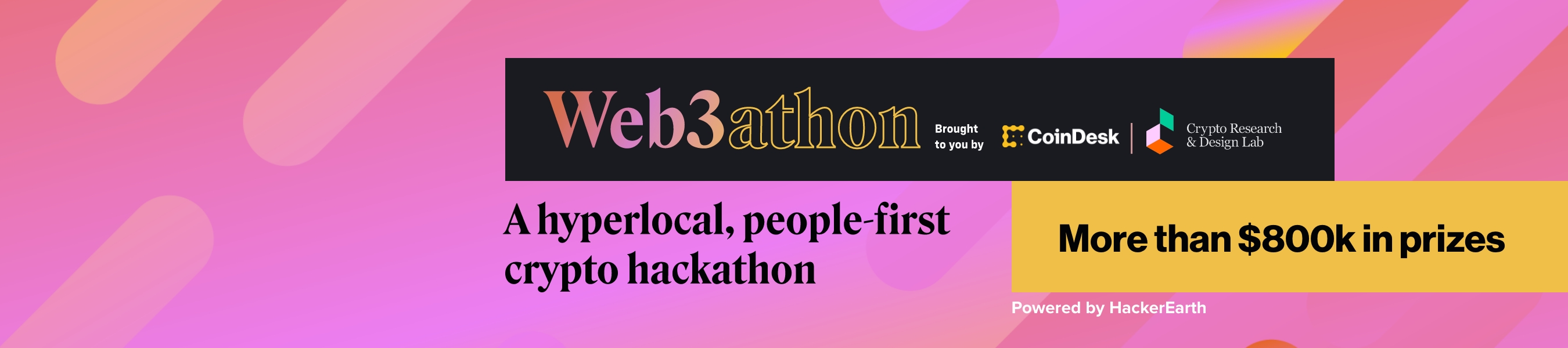 Online Hackathon | HackerEarth developer event | Web3athon