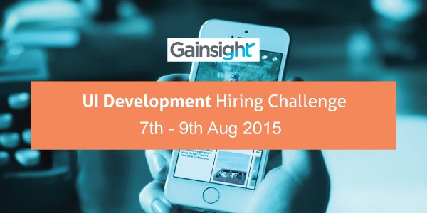 Gainsight UI Development Hiring Challenge