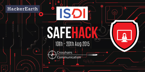 Online Hackathon | HackerEarth developer event | #SAFEHACK - Curtain Raiser